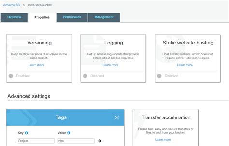 Deploy S3 Bucket To Amazon Web Services With Visual Studio Team