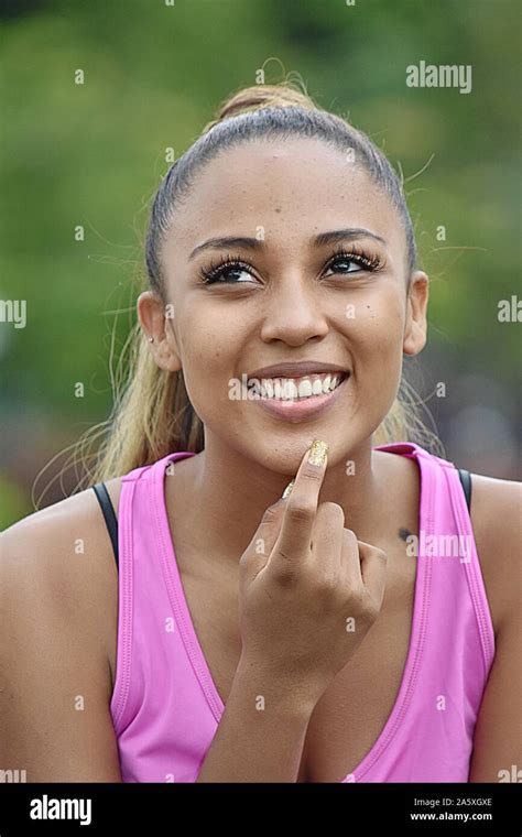 Female Decision Making Stock Photo Alamy