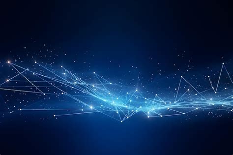 Premium Photo Abstract Background Connected Dot And Line For Cyber