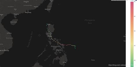 可视化 Python绘制高颜值台风地理轨迹图plotly绘制轨迹图 Csdn博客