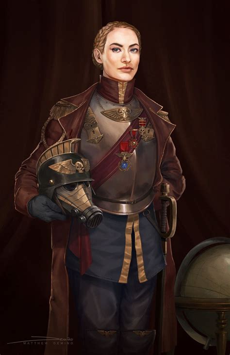 40k Portrait Matt Demino Warhammer 40k Warhammer 40k Artwork