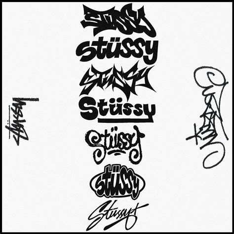 Stüssy Custom Typelogo Concepts Behance