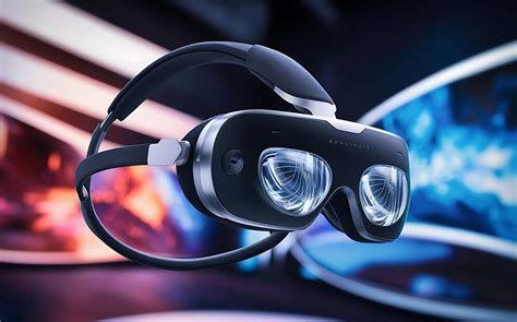 Futuristic Vr Glasses Premium Ai Generated Image