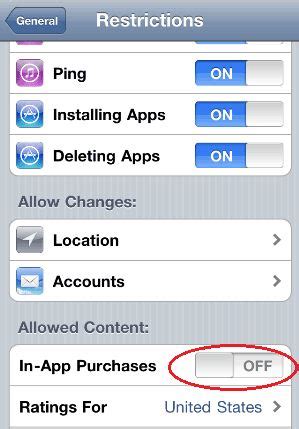 How To Turn Off In App Purchases In IPhone IPad And IPod Touch Techglimpse