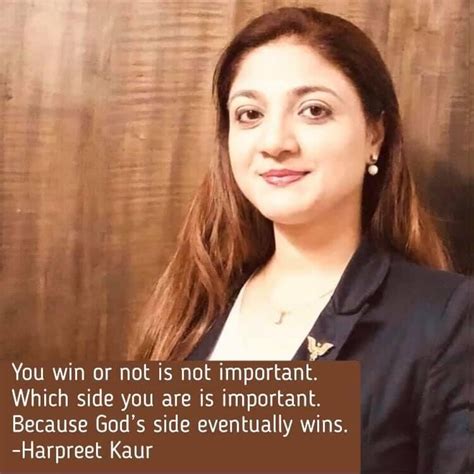 You Win Or Not Is Not Important Which Side You Are Is Important