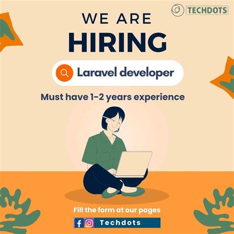 Techdots On Linkedin Laraveldeveloper Joinourteam Codingchampion Techjobs Hiringnow