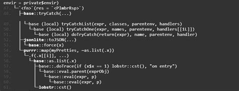 r purrr map executes mapping function in different environments for
