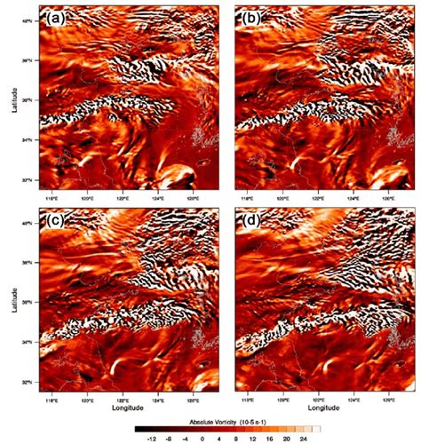 Spatial Distribution Of The Absolute Vorticity In 500 Hpa Projected Download Scientific Diagram