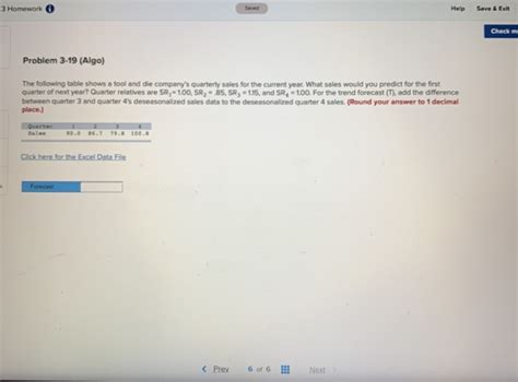 Solved з Homework 0 Help Save And Exit Check My Problem 3 19