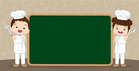 요리사 어린이 요리 클래스 디자인 서식 파일입니다 귀여운 작은 요리사 요리 식사 메뉴 가리기에 대한 스톡 벡터 아트 및 기타 이미지 가리기 가정 주방 가정의 방