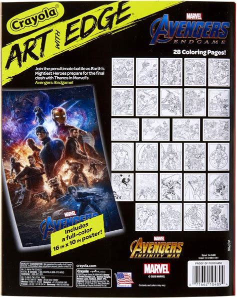 Avengers Endgame Coloring Pictures