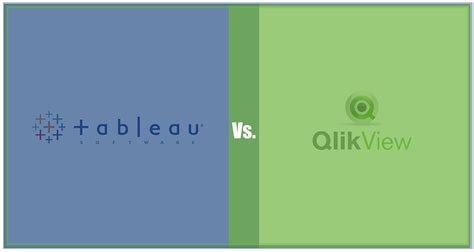 Tableau Vs Qlik Comparing Data Visualization Tools Tableau And Qlikview