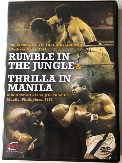 Rumble In The Jungle Thrilla In Manila Dvd 2010 Muhammad Alis Great