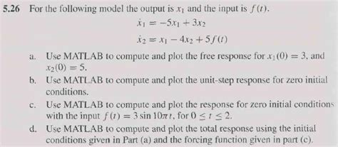 Solved 526 For The Following Model The Output Is Xi And The