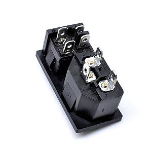 Amazon Com Oiyagai Pack IEC C Power Inlet Module With Rocker Switch V A Male