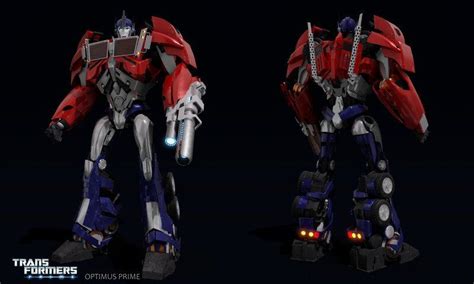 Transformers Prime Optimus Prime 3d Model Blender Tf Glarson Trawert
