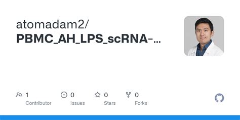 github atomadam2 pbmc ah lps scrna seq