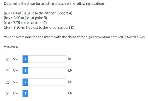 Solved Use Discontinuity Functions To Develop The Load