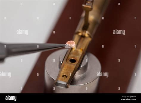 Transmission Electron Microscope Sample Holder Been Loaded With An