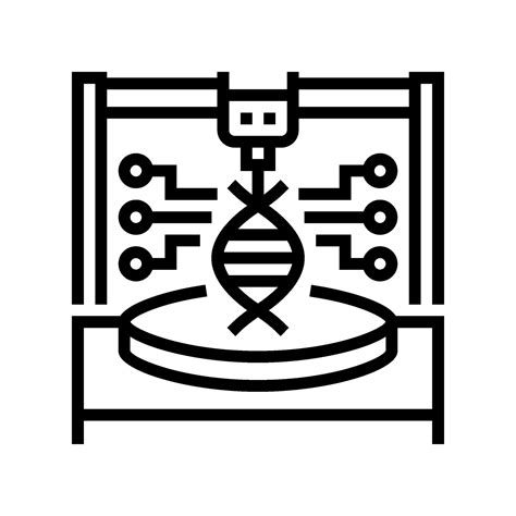 Synthetic Biology Cryptogenetics Line Icon Vector Illustration 36929882 Vector Art At Vecteezy