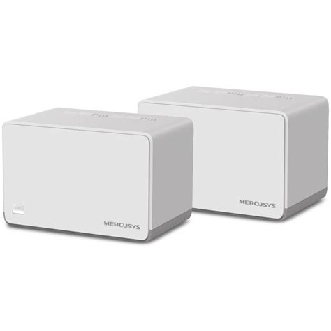 Система Mesh Wi Fi Mercusys Halo H70x 2 Pack Ax1800 Dual Band Wi Fi 6 Mu Mimo Пълно