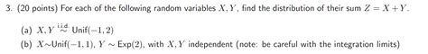 solved 20 ﻿points ﻿for each of the following random