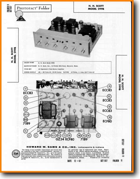 Scott 299 B Tube Amplifier On Demand Pdf Download English Addendum