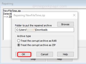 Zip Cannot Open Files As Archive Error Solved
