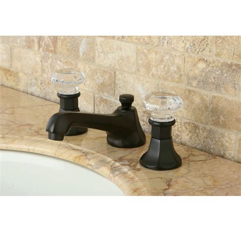 Kingston Brass Ks446wcl 8 In Widespread Bathroom Faucet
