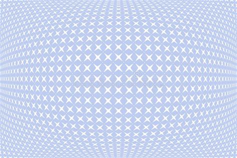 Abstract Geometric Pattern With 3d Illusion Effect Blue Convex Background Stock Vector