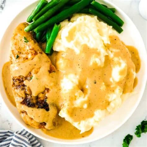 Creamy Chicken And Mashed Potatoes Get On My Plate