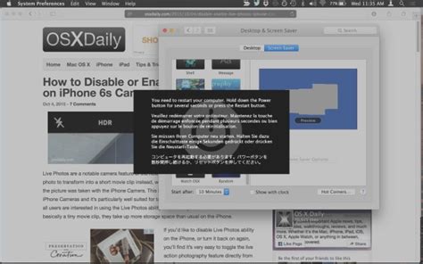 A Prank Kernel Panic Screen Saver For Mac Os X