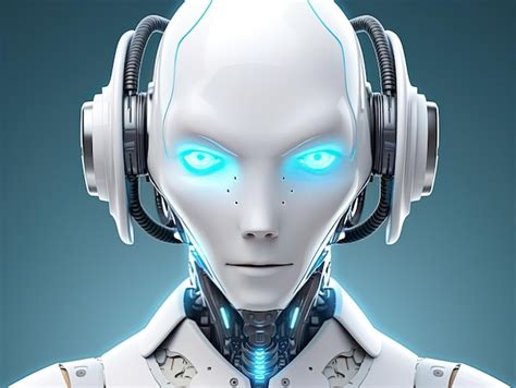 Premium Ai Image Robot Android Chatbot Ai Bot Cartoon 3d Style Character Design Illustration