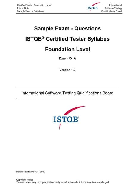 Istqb Foundation Level Mock Exam 2 Pdf