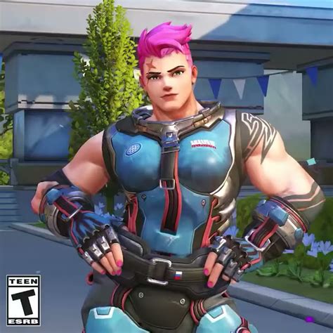 Overwatch Snowboarder Zarya Legendary Skin Winter Wonderland 2018