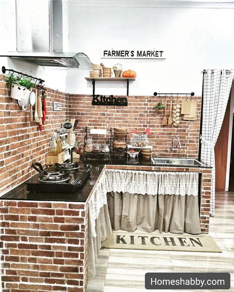 Kitchen Set Motif Bata Yuk Cek Penjelasan Detailnya Disini