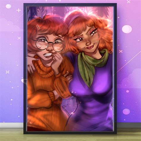 Print A4 Papel Couche Velma E Daphne Scooby Doo Shopee Brasil