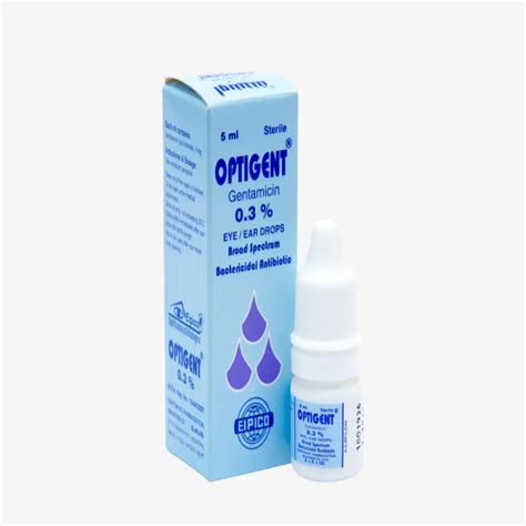 Optigent 03 Eye Ear Drops 5 Ml