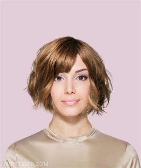 Textured Chin Length Bob With Layers And Jagged Ends