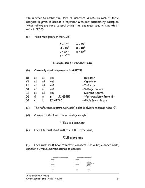 A Tutorial On Hspice PDF