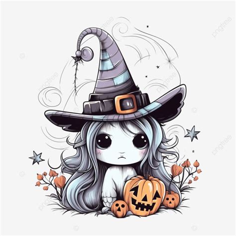 Unicorn In A Hat With A Spider Halloween Theme For Your Design Unicorn