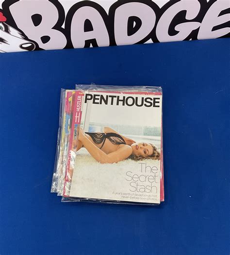 Collection Of Adult Magazines Including Penthouse Badgers Auctions