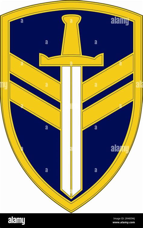 Us Army 2nd Support Command Combat Service Identification Badges