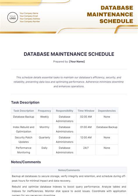 Free Database Templates Edit Online And Download