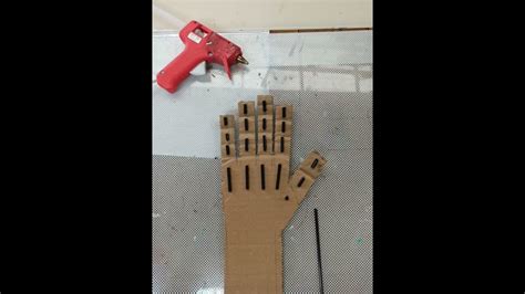 Mano Robótica De Cartón Articulada Youtube
