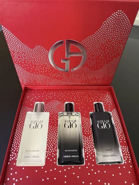 Giorgio Armani Acqua Di Gio T Set 3 X 15 Ml £4335 Picclick Uk