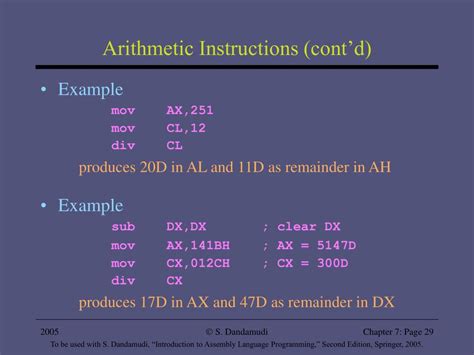 Ppt Arithmetic Flags And Instructions Powerpoint Presentation Free
