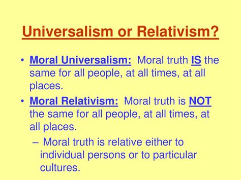 Moral Relativism Examples