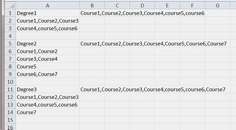 Vba Excel Macro Multiple Range Concatenation Stack Overflow
