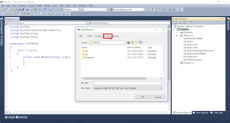 Dot Net Example Creating A Self Hosted Wcf Service